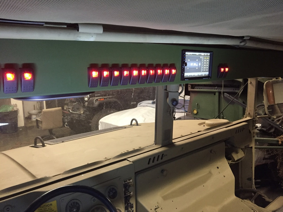 ULTIMATE OVERHEAD CONSOLE v3.0 - HMMWV -TAN – thosemilitaryguys
