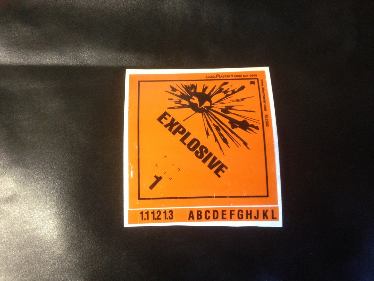 "EXPLOSIVE" DECALS – thosemilitaryguys